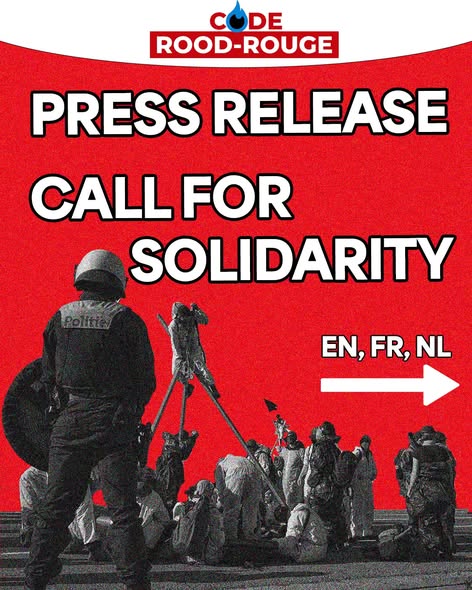 Persbericht – Oproep tot solidariteit met Code Rood | globalinfo.nl